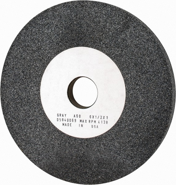 Grier Abrasives - Bench & Pedestal Grinding Wheel: 6" Dia, 1/2" Thick ...