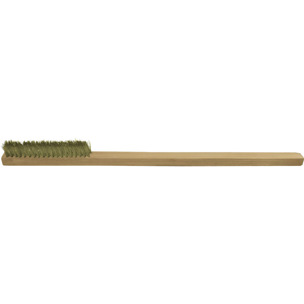 EGA Master - Scratch Brush: 3 Row, Brass, Non-Sparking | MSC Direct