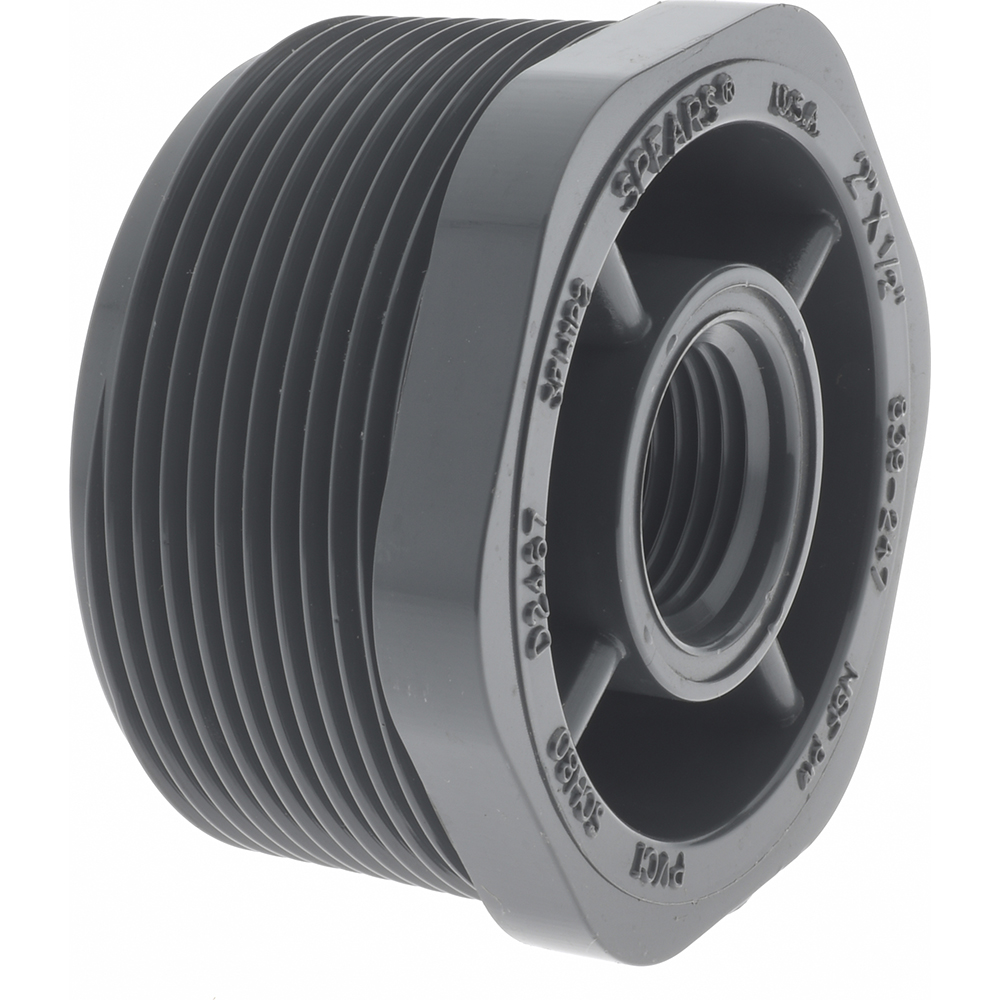 Value Collection 2 X 1 2 PVC Plastic Pipe Reducer Bushing MSC