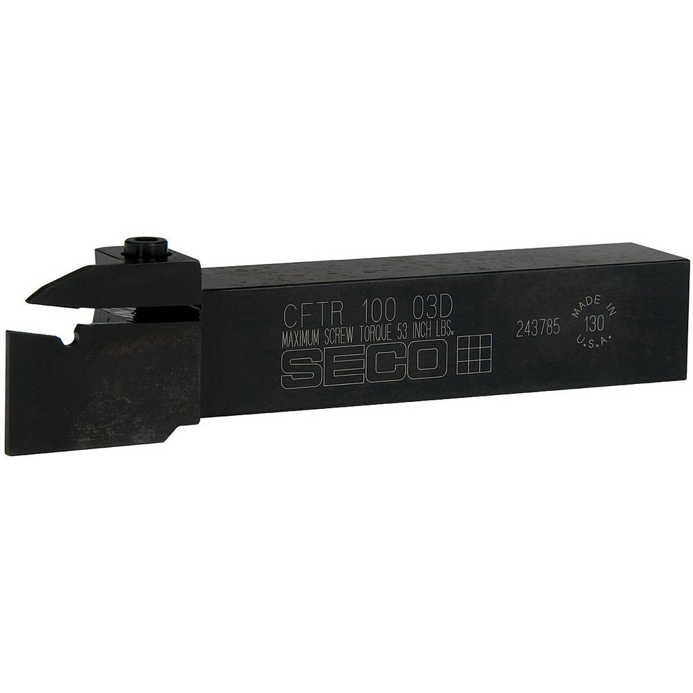 Seco - Indexable Grooving-Cutoff Toolholder: CFTR10003D, 3 mm Min ...