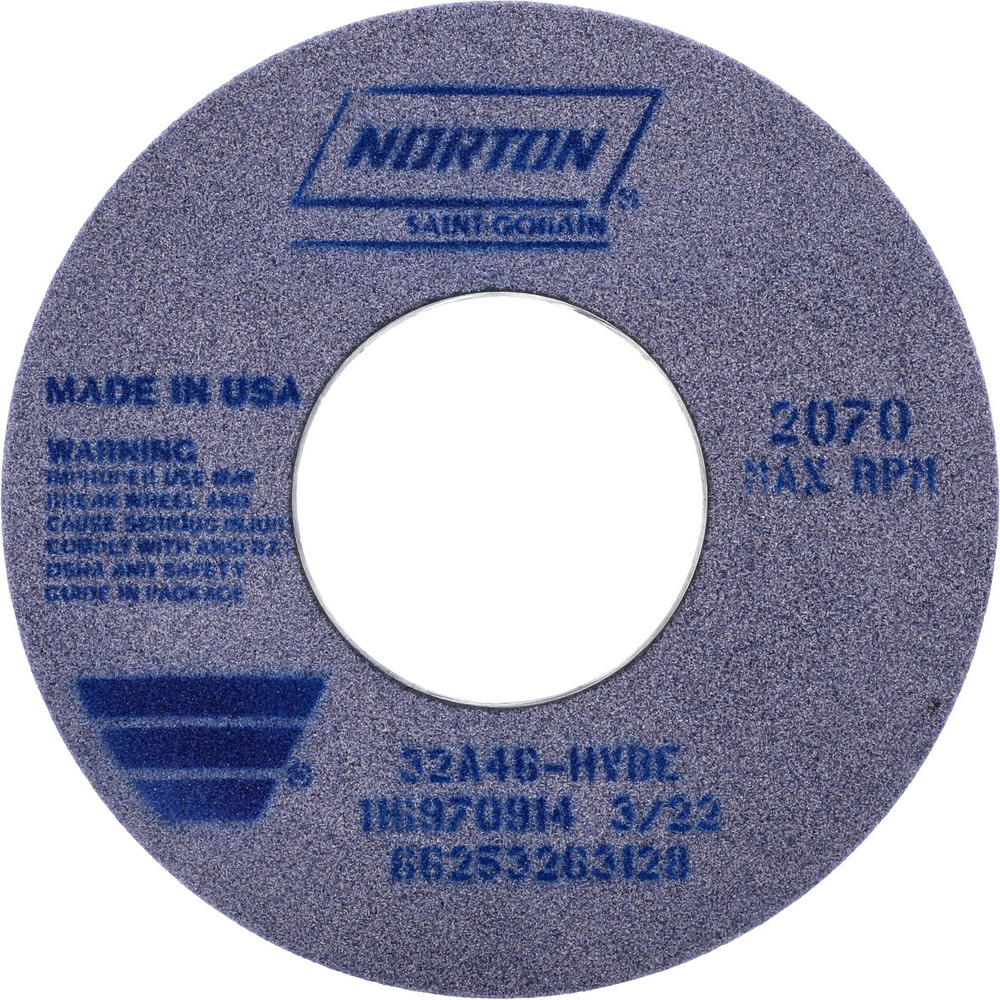 Norton - Surface Grinding Wheel: 12" Dia, 1-1/2" Thick, 5" Arbor, 46 ...