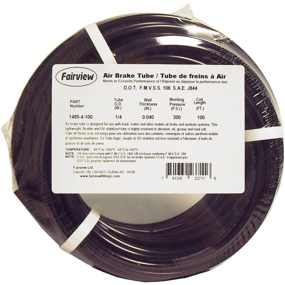 Fairview - Power Brake Hose: Material: Nylon; Color: Black; Hose Type ...