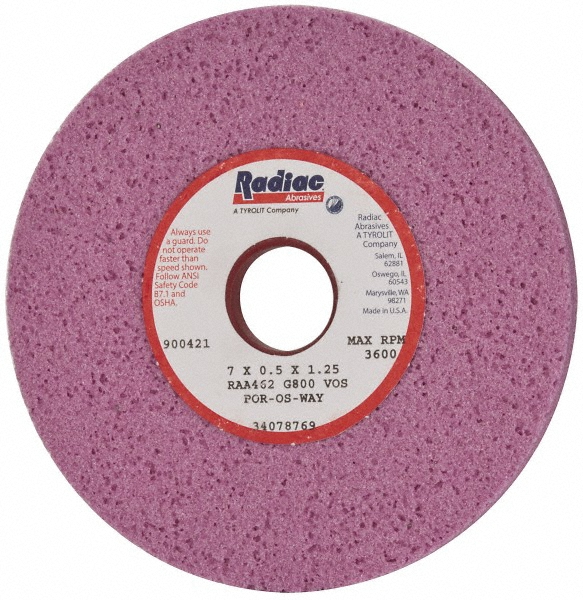 Radiac Abrasives - Surface Grinding Wheel: 46 Grit | MSC Direct