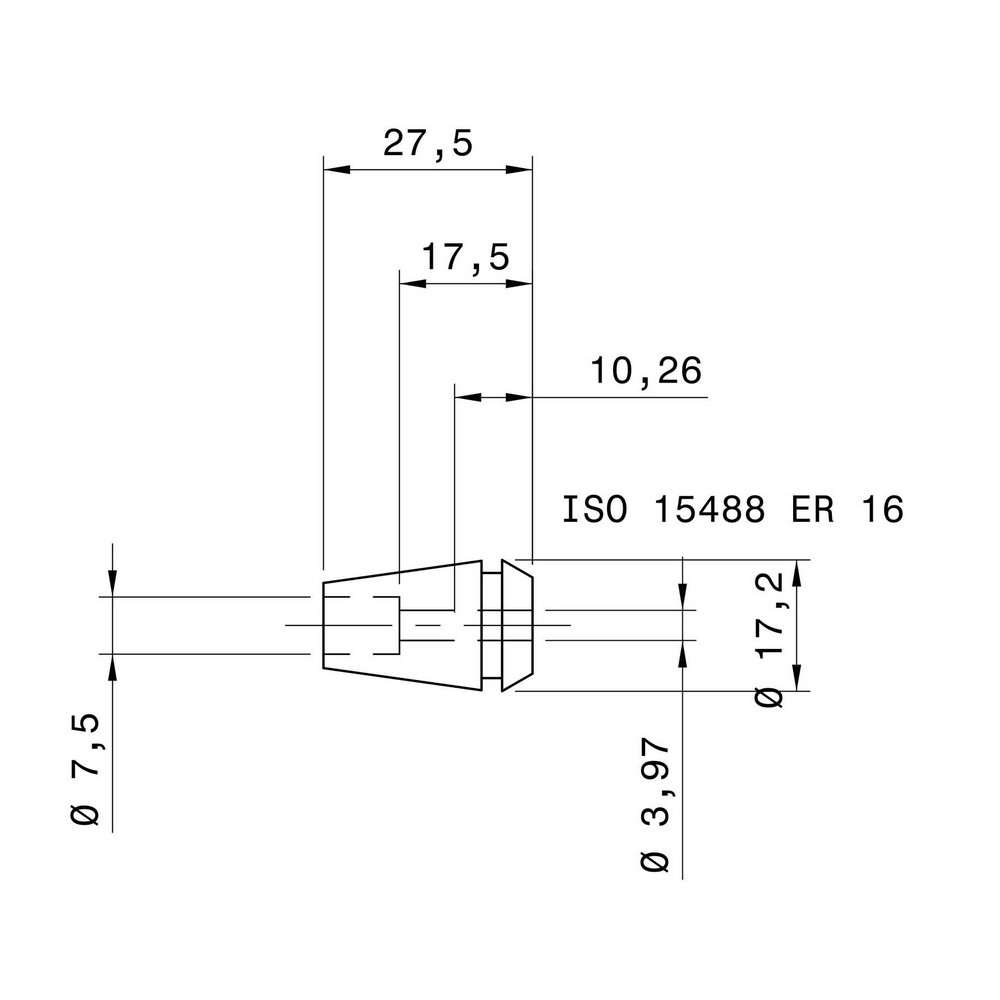 Rego-Fix - ER Collet: ER16, 5/32" Collet Size | MSC Direct