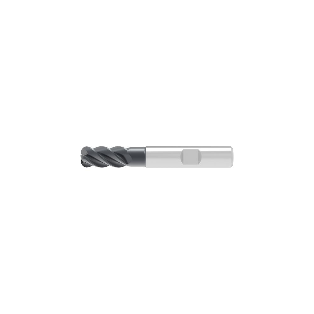 WNT - Corner Radius End Mill: 16.00 mm Dia, 32.00 mm LOC, 0.30 mm ...