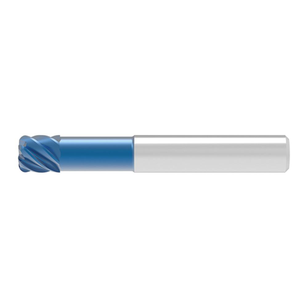 WNT - Corner Radius End Mill: 3.00 mm Dia, 4.00 mm LOC, 0.30 mm Radius ...
