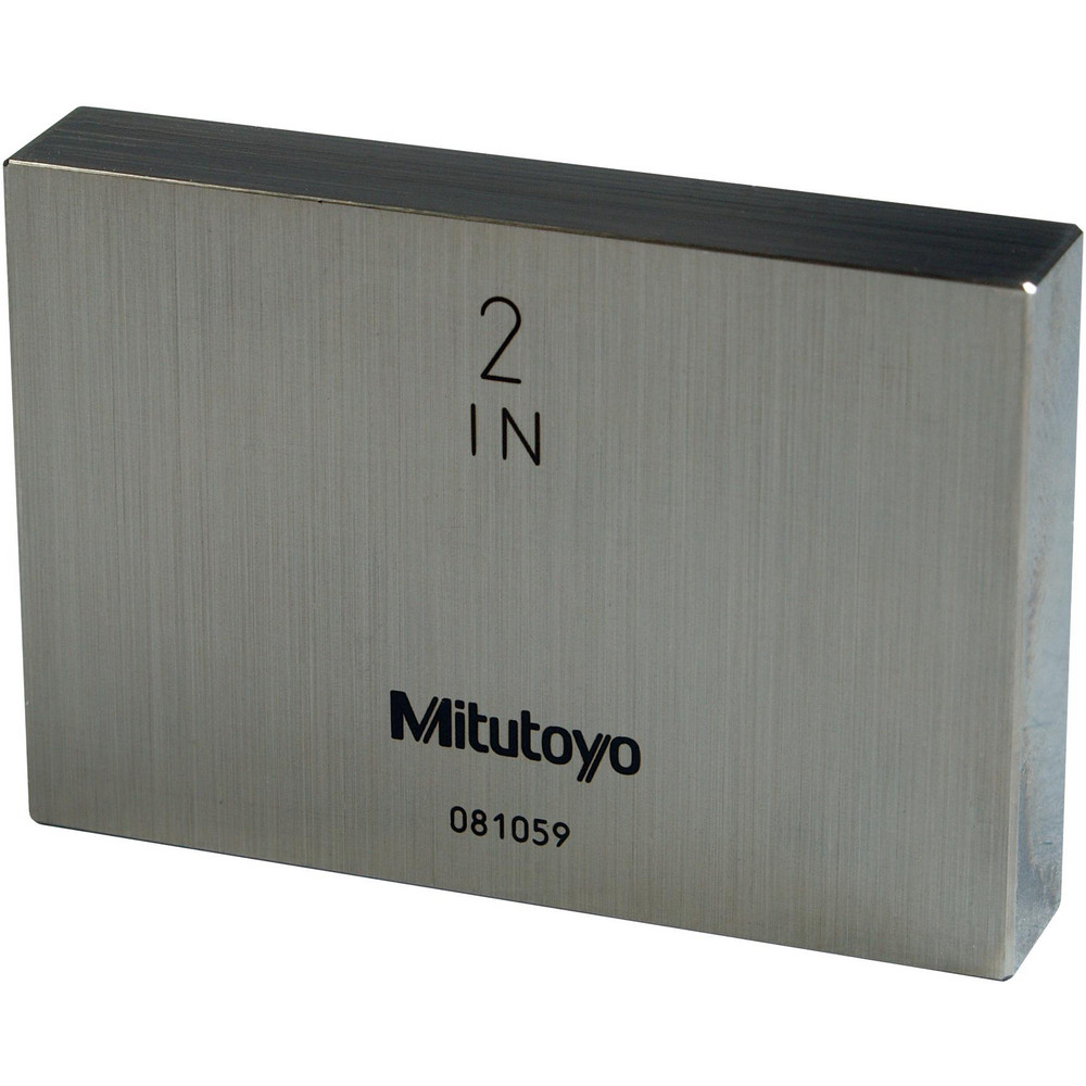 Mitutoyo - Rectangle Steel Gage Block: 2", Grade 0 | MSC Direct
