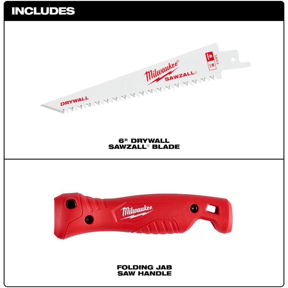 Milwaukee Tool - Handsaws: Saw Type: Jab; Blade Material: Steel; Handle ...