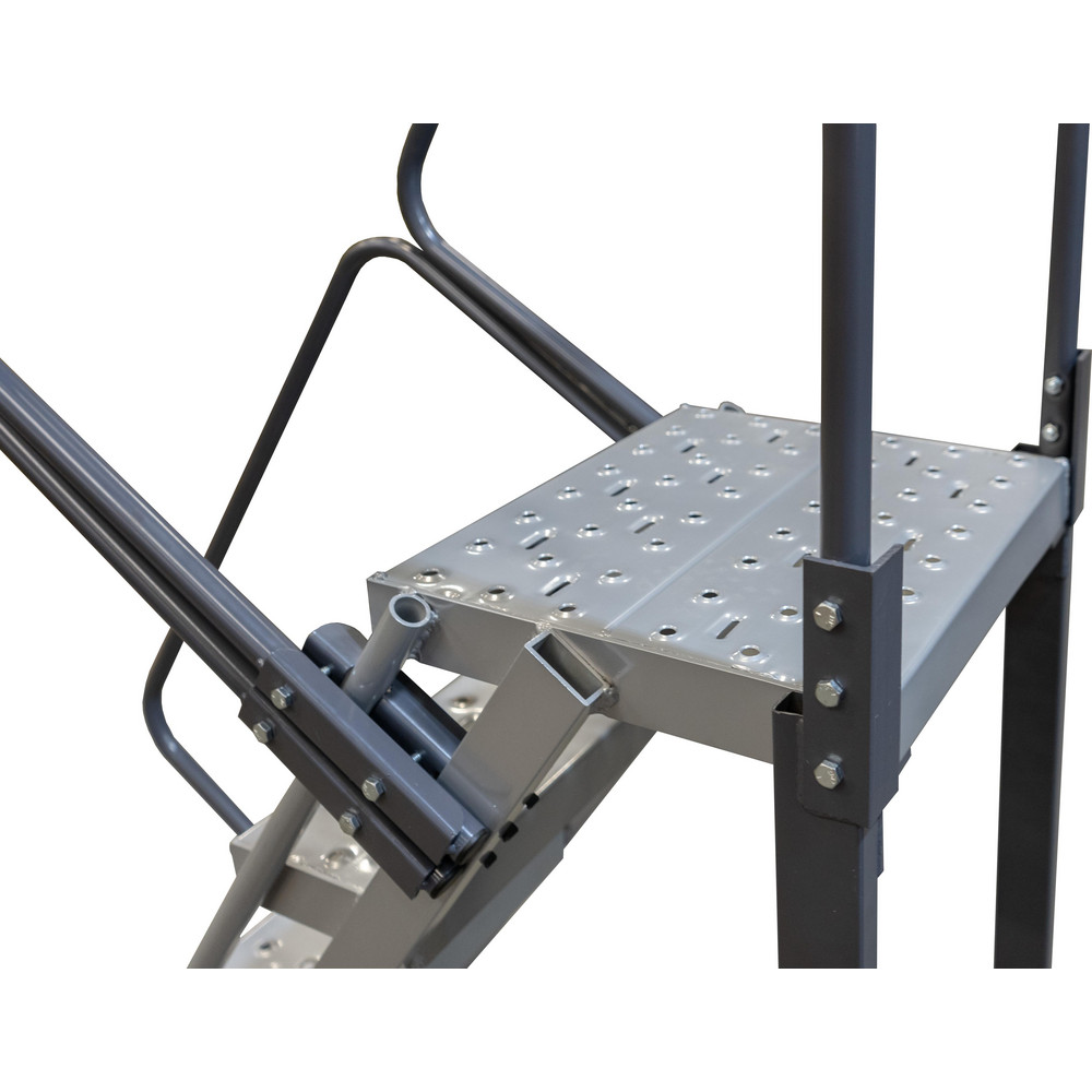 Ballymore - Rolling Ladder: 100" Platform, 450 lb Capacity, 10 Step, 33 ...