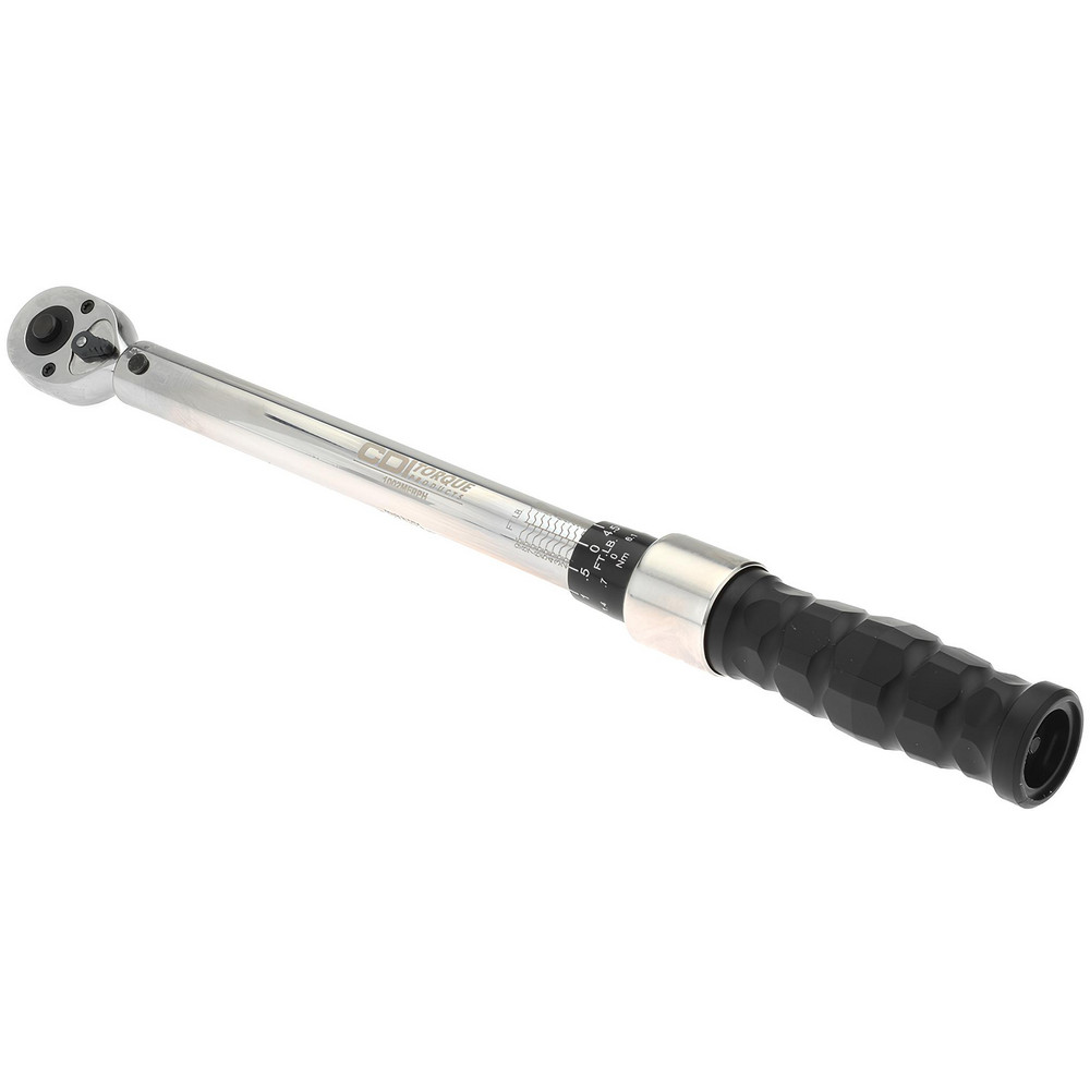 CDI - Adjustable Click Torque Wrench: 3/8 in Drive, Foot Pound, Inch ...