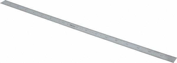 Mitutoyo - 18" Long, 1/100, 1/64, 1/50, 1/32" Graduation, Flexible ...