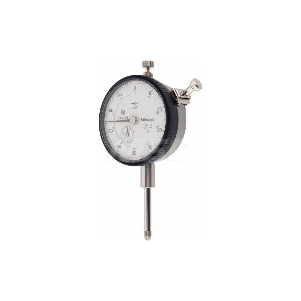 Mitutoyo - Dial Drop Indicator: 1.0000" Max Measurement, 0-100 Dial Reading, 0.002000" Accuracy ...