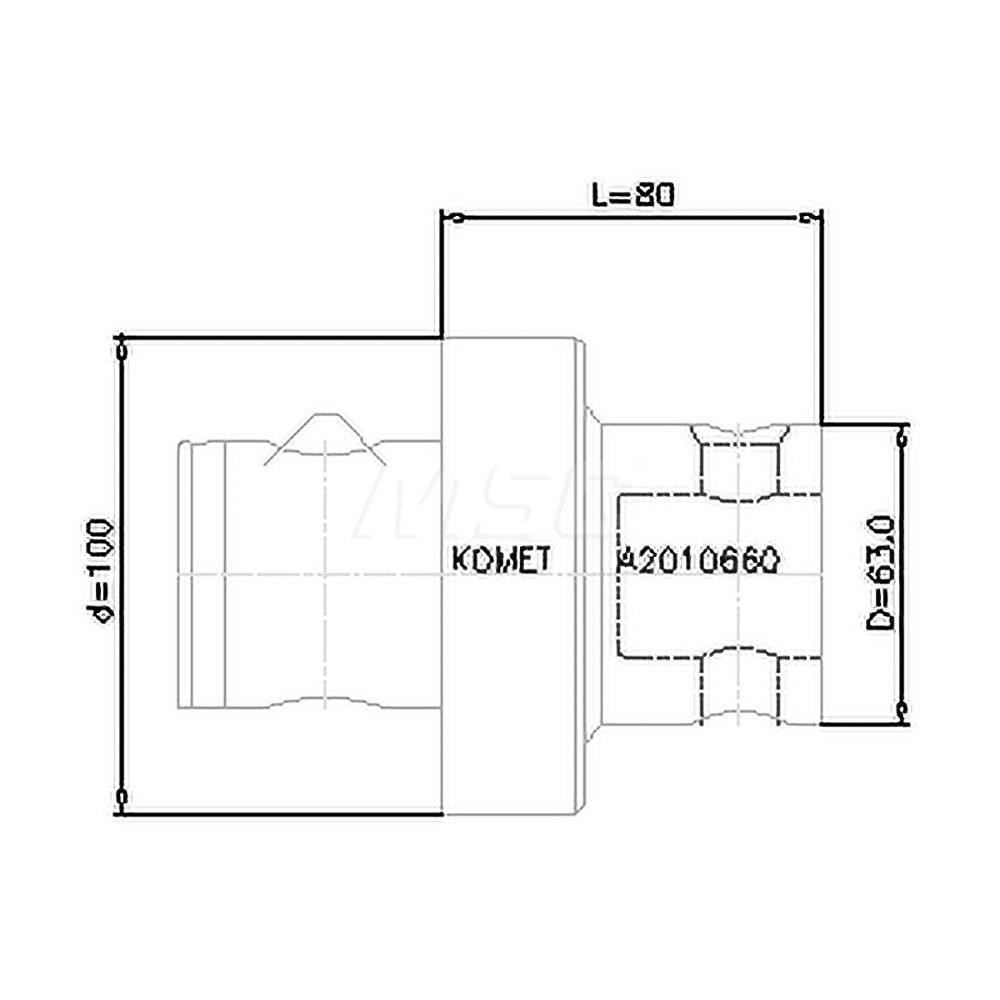Komet - Modular Tool Holding System Adapter: | MSC Direct