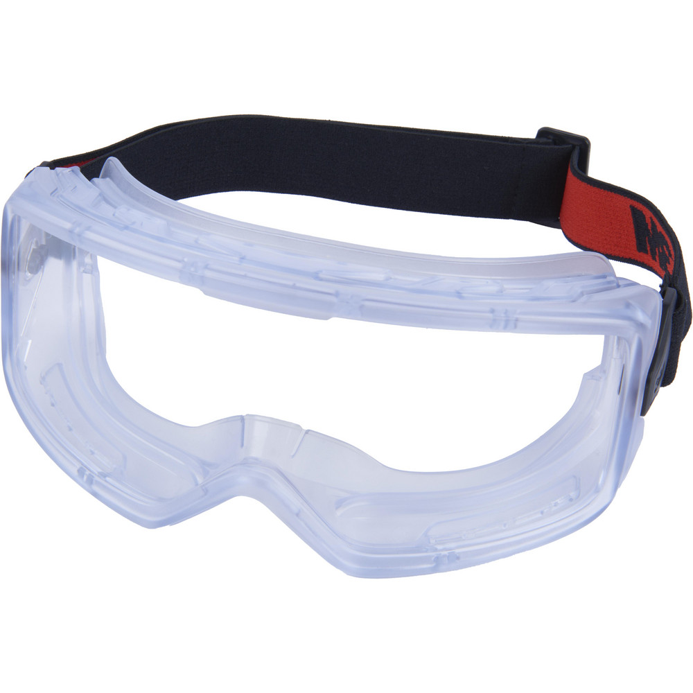 3M - Safety Goggles: Splash, Scotchgard Anti-Fog, Clear Polycarbonate ...