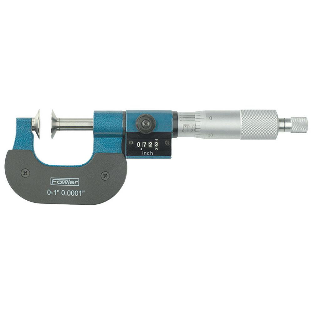 Fowler - 0-1"X.0001"DIGIT DISC FOWLER OUTSIDE MICROMETER | MSC Direct