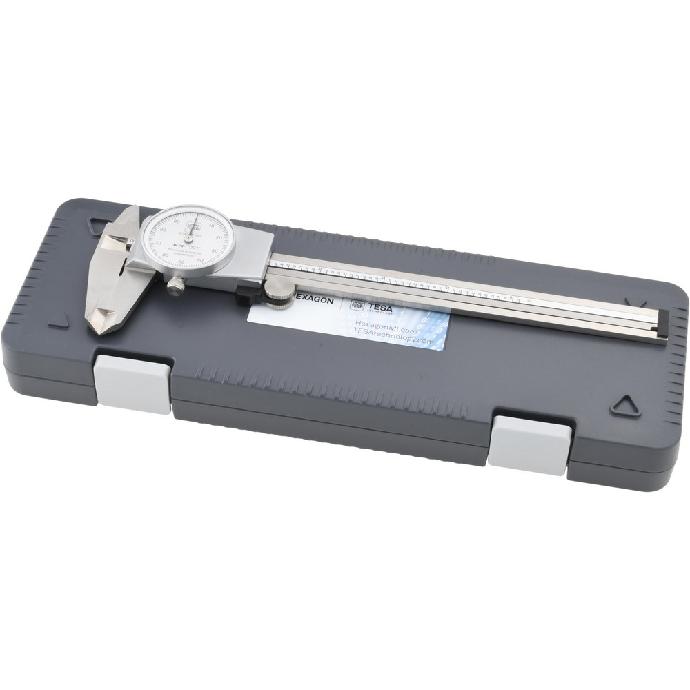 TESA Brown & Sharpe - Dial Caliper: 6", 0.001000" Graduation, 0.1" per ...