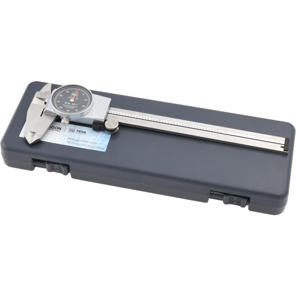 TESA Brown & Sharpe - Dial Caliper: 6", 0.001000" Graduation, 0.1" per ...