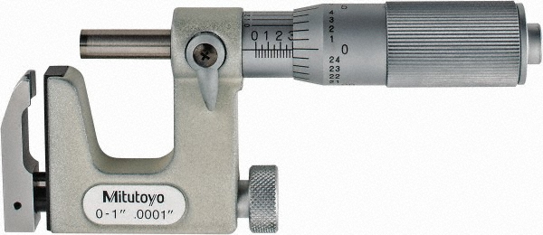 Mitutoyo - 0 to 1 Inch, Carbide Face, Mechanical Multi Anvil Micrometer ...