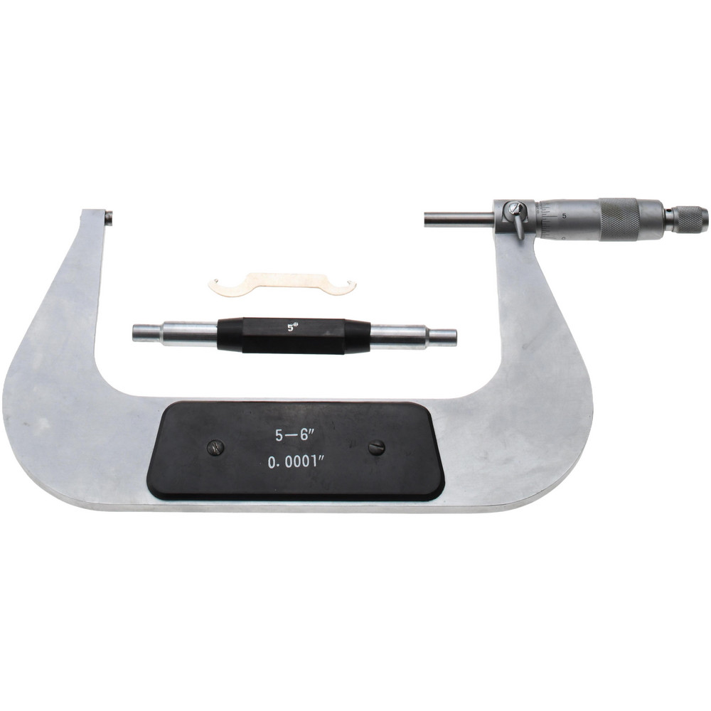 Value Collection - Mechanical Outside Micrometer: 6" Range, 0.0001 ...