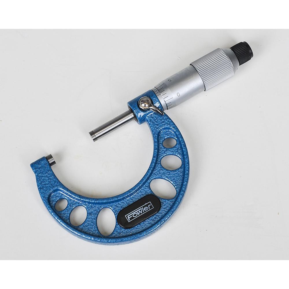 Fowler - Mechanical Outside Micrometer Set: 4 Pc, 0 to 4" Measurement ...