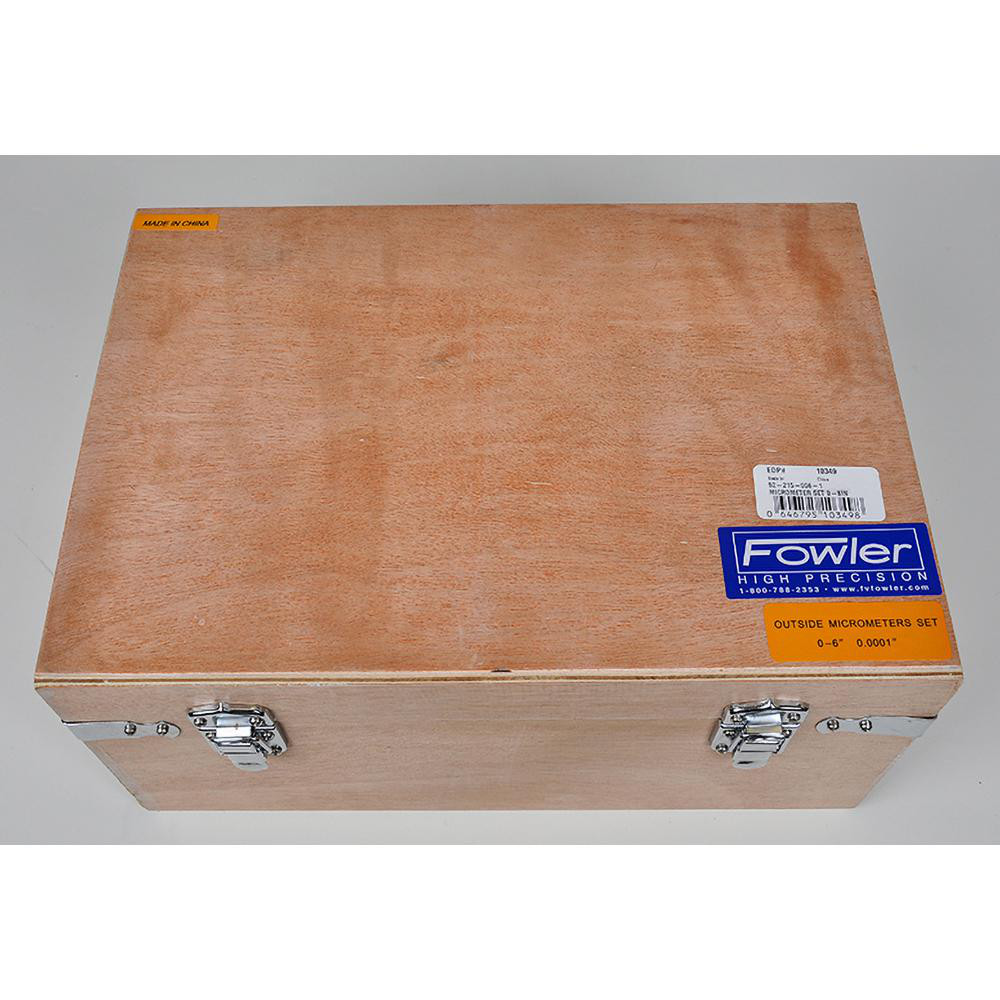 Fowler - Mechanical Outside Micrometer Set: 12 Pc, 0 to 12" Measurement ...