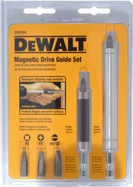 DeWALT - 7 Piece, Magnetic Drive Guide Set - 06401491 - MSC Industrial ...