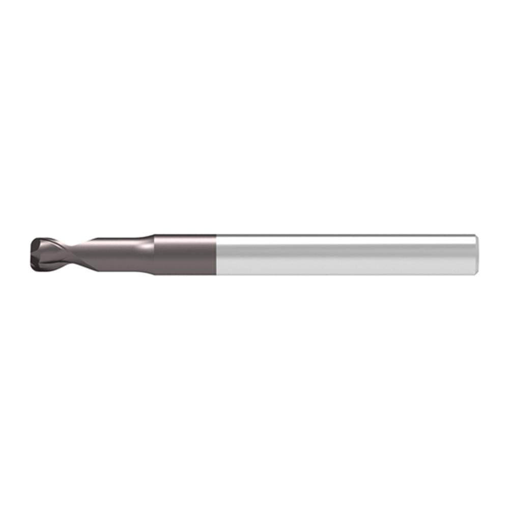 WNT - Corner Radius End Mill: 3.00 mm Dia, 3.00 mm LOC, 0.30 mm Radius ...