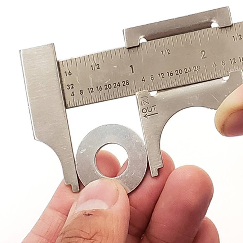 General - Pocket Slide Caliper: 0 to 4", 1/16" & 1/32" Graduation ...