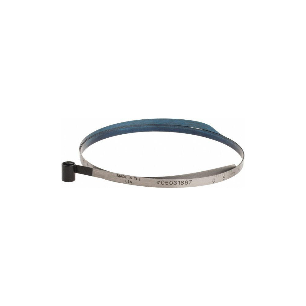 PI Tape - 0.001" Graduation, 2 to 12" Measurement, Spring Steel Dia ...