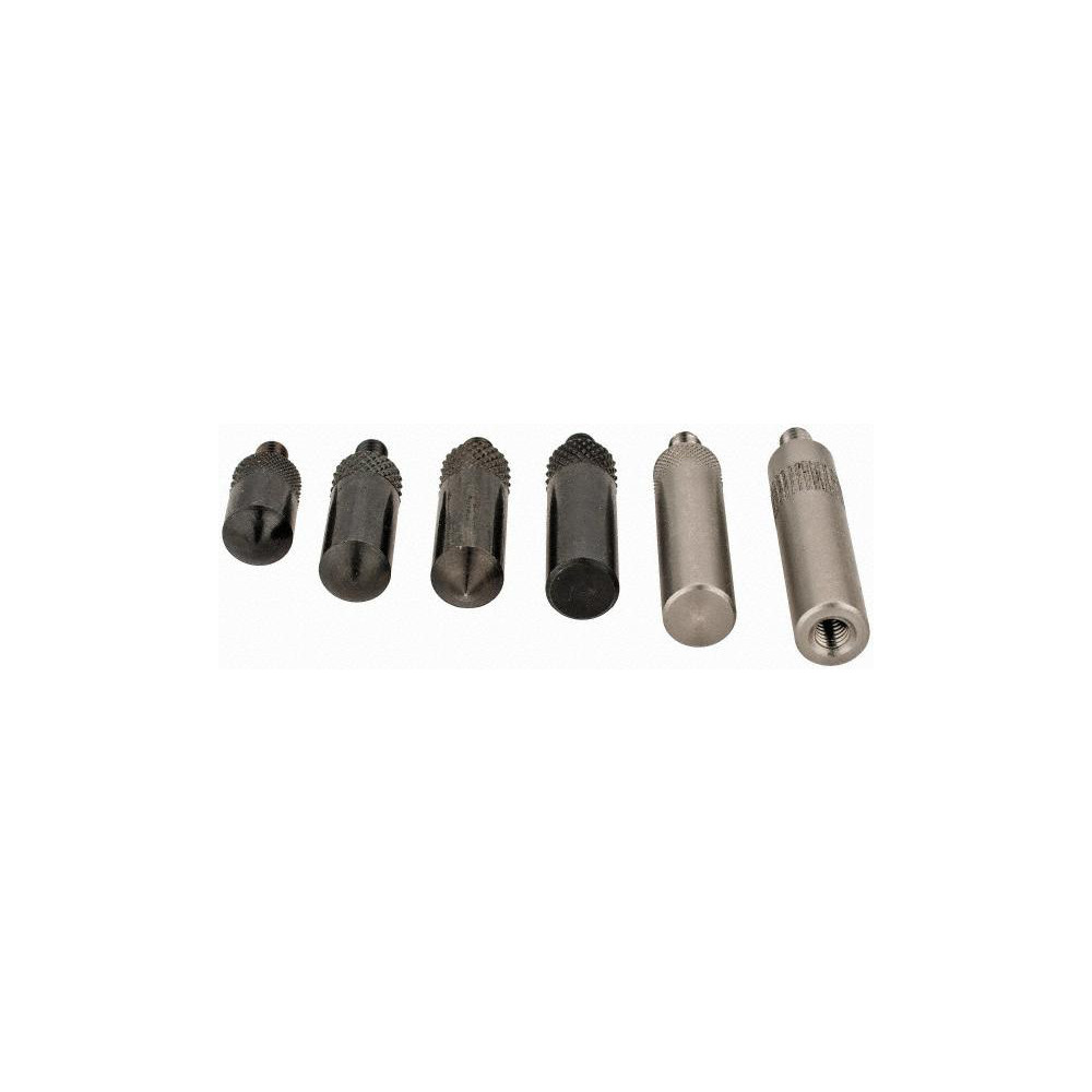 SPI - 6 Pc Ball, Cone, Conical & Flat Point Drop Indicator Point Kit ...