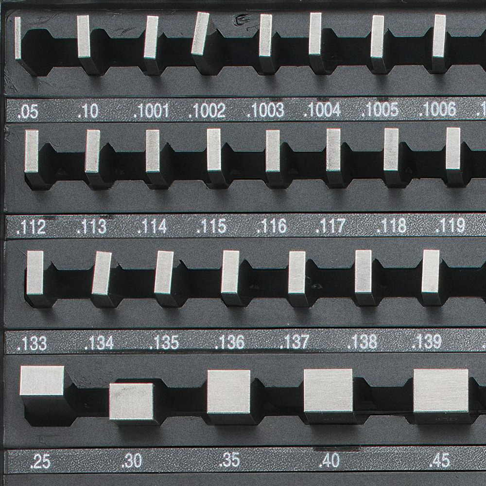 SPI - Gage Block Set: 0.05 to 4'' Range, 81 Pc, Economy Grade, Steel ...