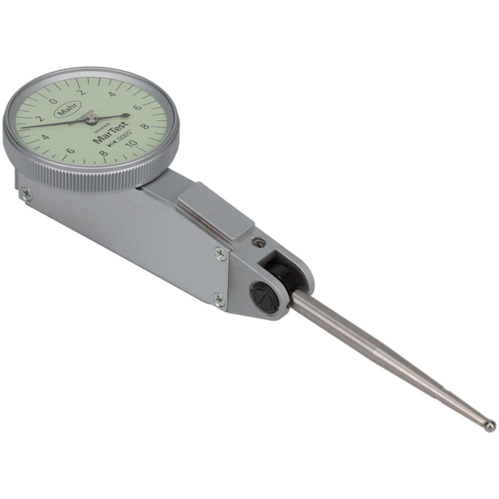 Mahr - Horizontal Dial Test Indicator: 0.0100" Max, 0-10-0 Dial Reading ...