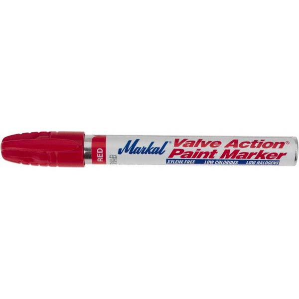 Markal - Red Lead-Free Paint Marker - 06471247 - MSC Industrial Supply