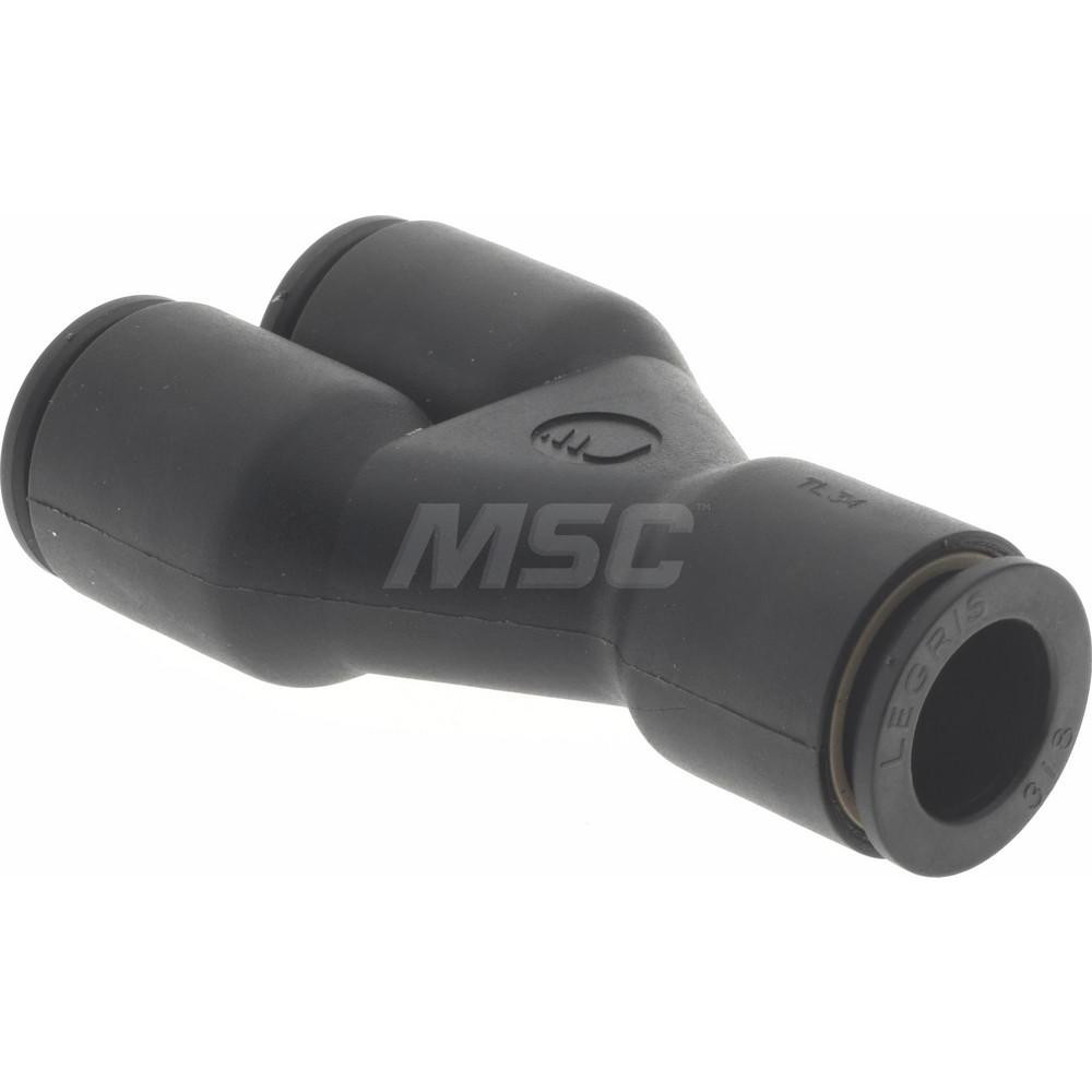 Legris - 3/8" Outside Diam, Nylon Push-to-Connect Tube Union Y - 06475651 - MSC Industrial Supply