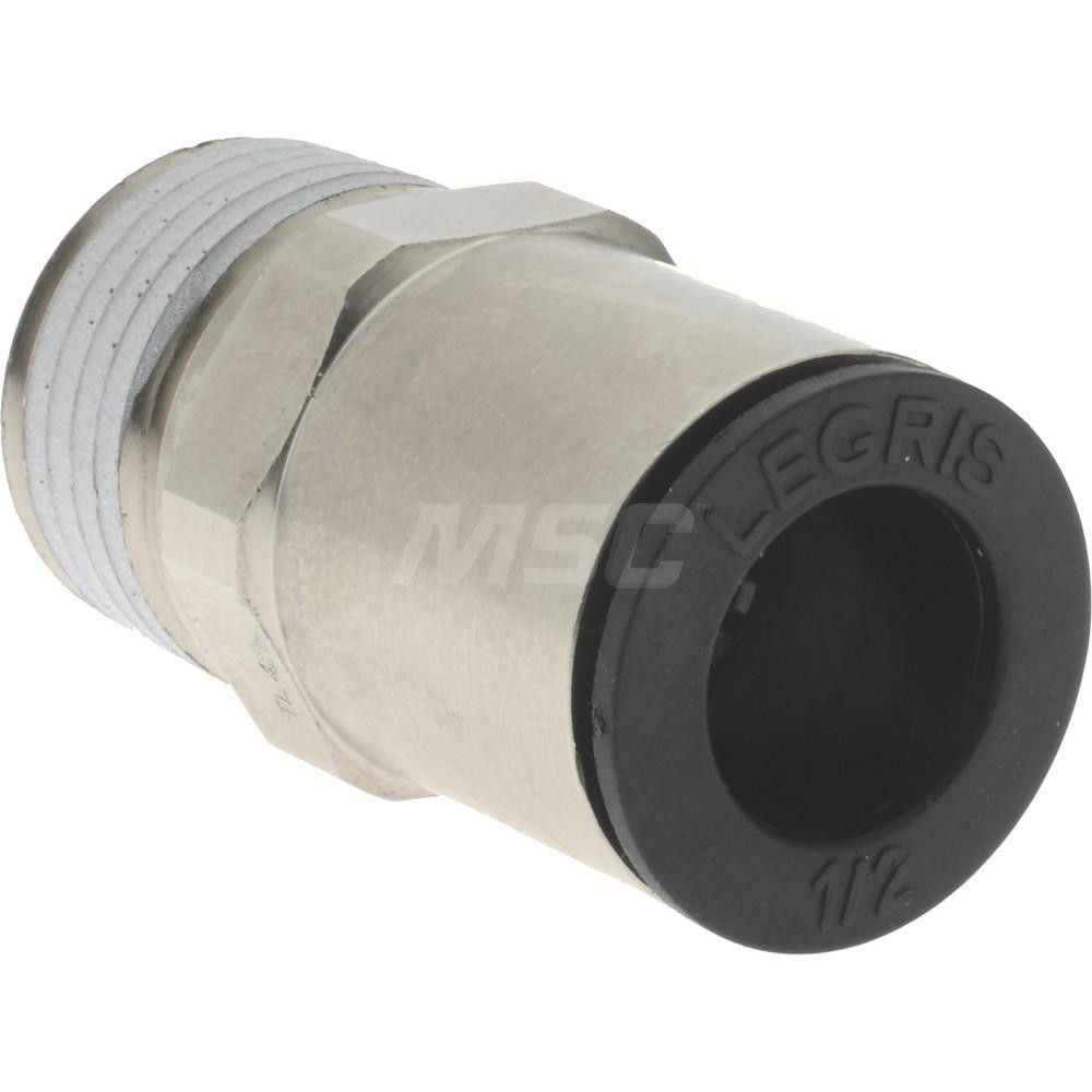 Legris - Push-to-Connect Tube x MNPT Fitting: Connector, NPT, 1/2" OD | MSC Direct