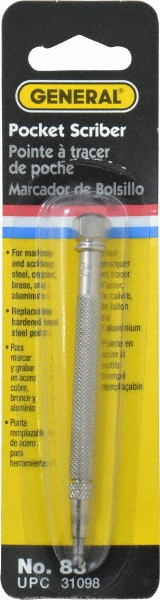 General - 4-3/4" OAL Pocket Scriber - 06498836 - MSC Industrial Supply