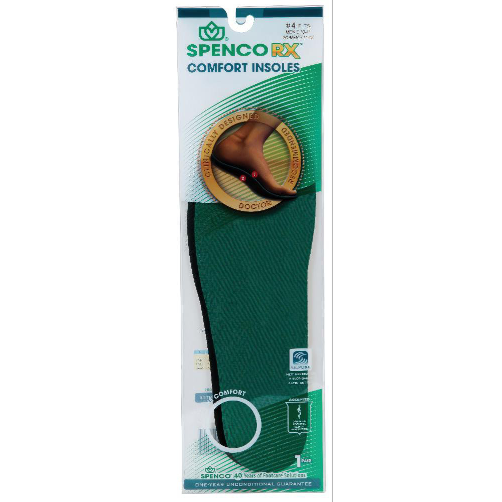 IMPLUS - 10 to 11 Men's (11 to 12 Women's) Neoprene Comfort Insoles ...