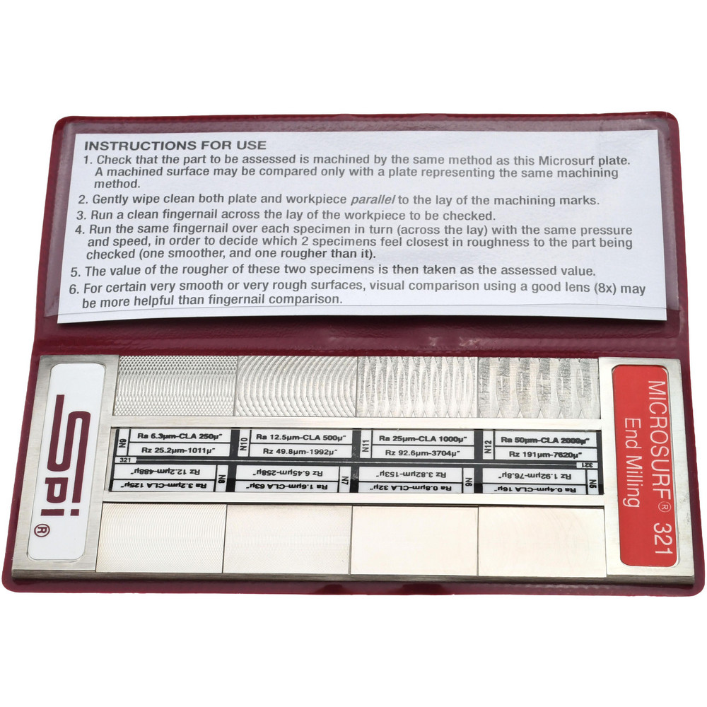SPI - 0.4 to 50 RA micro m Surface Finish, Nickel, Surface Finish ...
