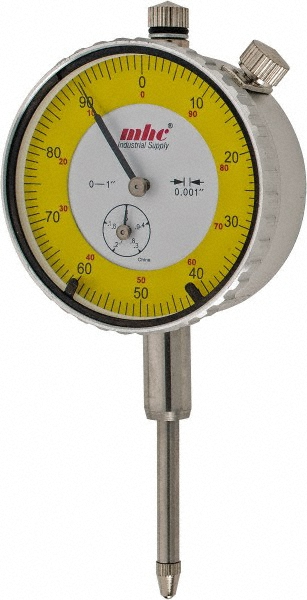 Value Collection - Dial Indicator & Base Kit: 4-1/2" Base Length, 1-1/4" Base Height, 1" Base ...