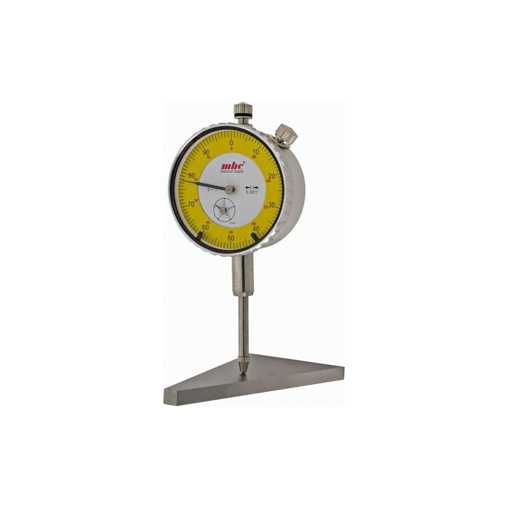 Value Collection - Dial Indicator & Base Kit: 4-1/2" Base Length, 1-1/4 ...