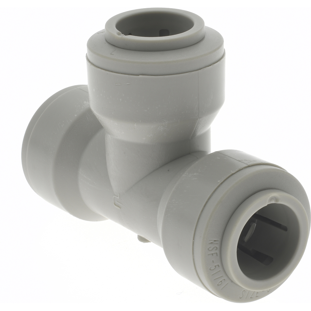 Parker - Push-to-Connect Push-to-Connect x Push-to-Connect Fitting: Union Tee, 1/2" OD | MSC Direct