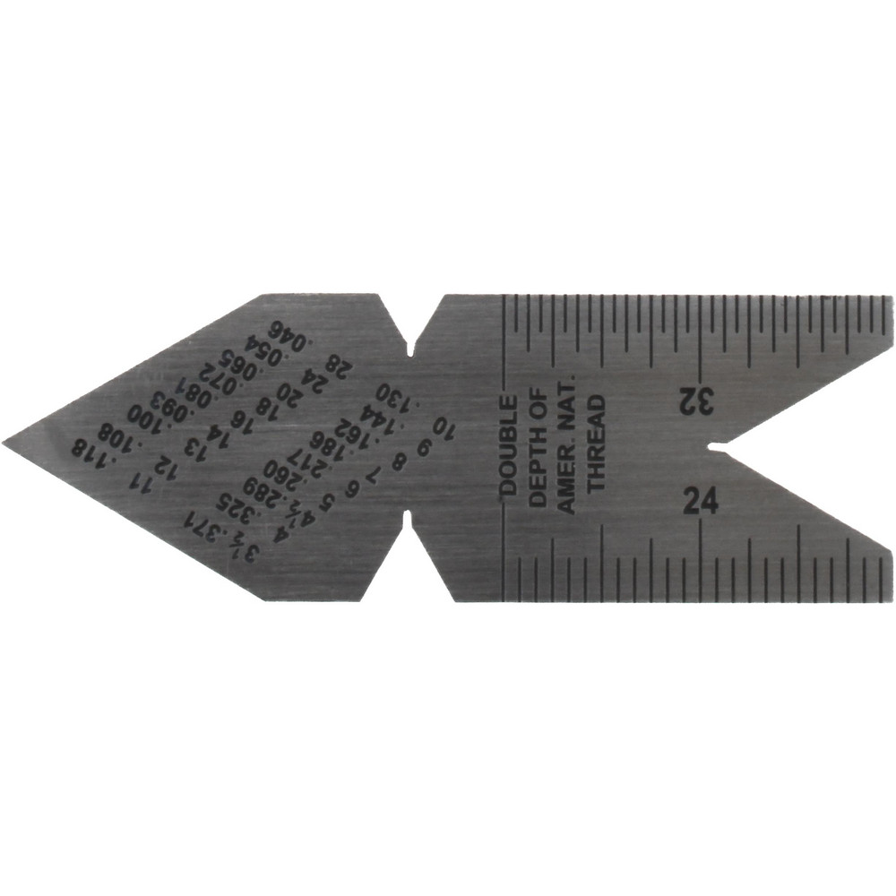 Value Collection - 60° Angle, Stainless Steel Center Gage | MSC Direct