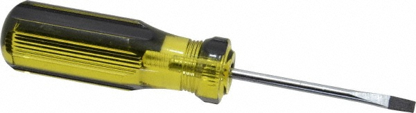 Stanley - 1/8" Blade Width x 4-1/2" OAL Standard Slotted Screwdriver ...