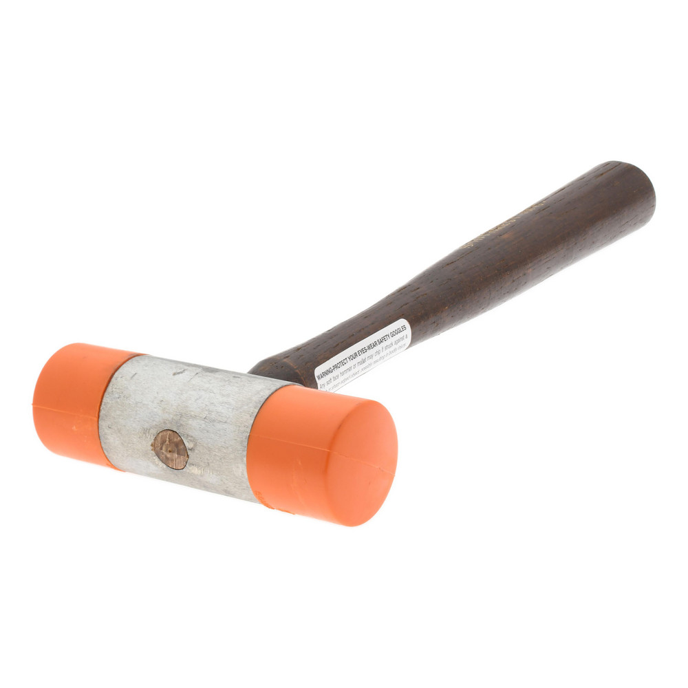 Made in USA - 1 Lb, 1-1/2" Head Plastic Faced Mallet: Hard Tipped | MSC ...