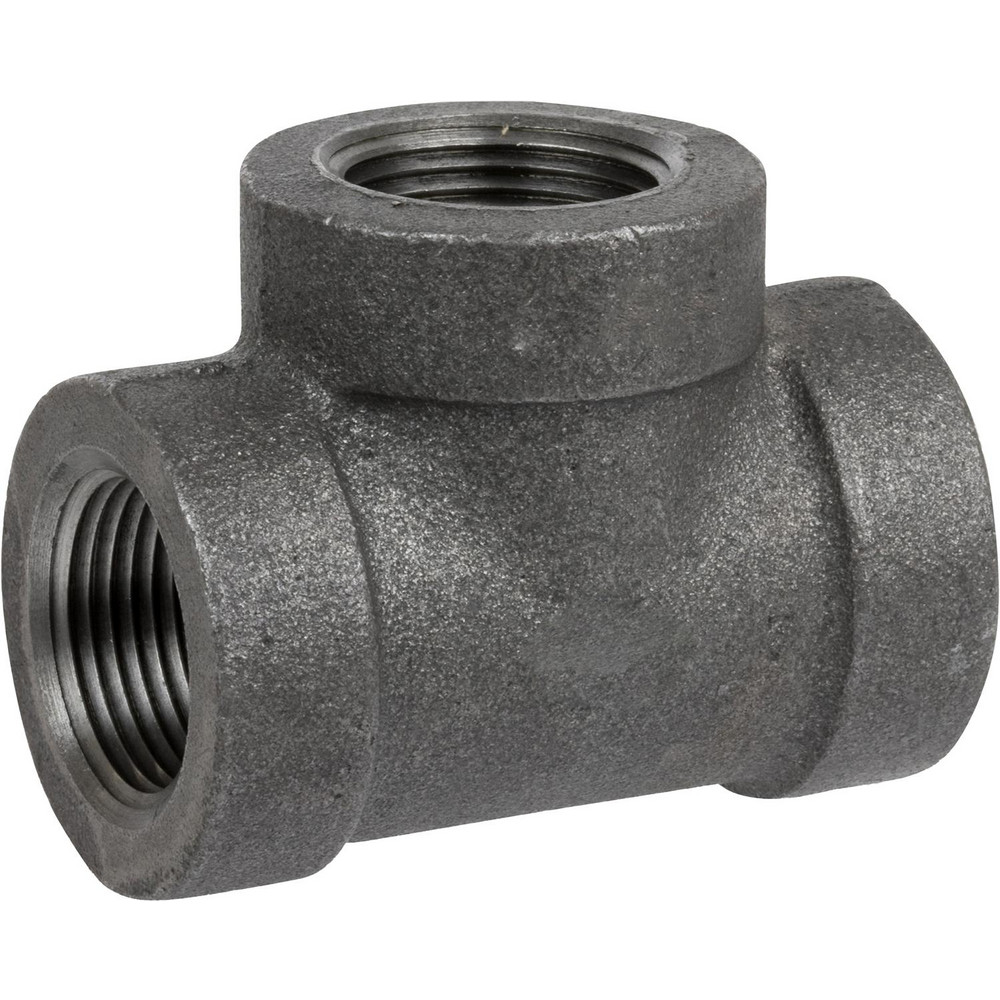 USA Industrials - Black Tee: 1-1/4", 900 psi, NPT | MSC Direct