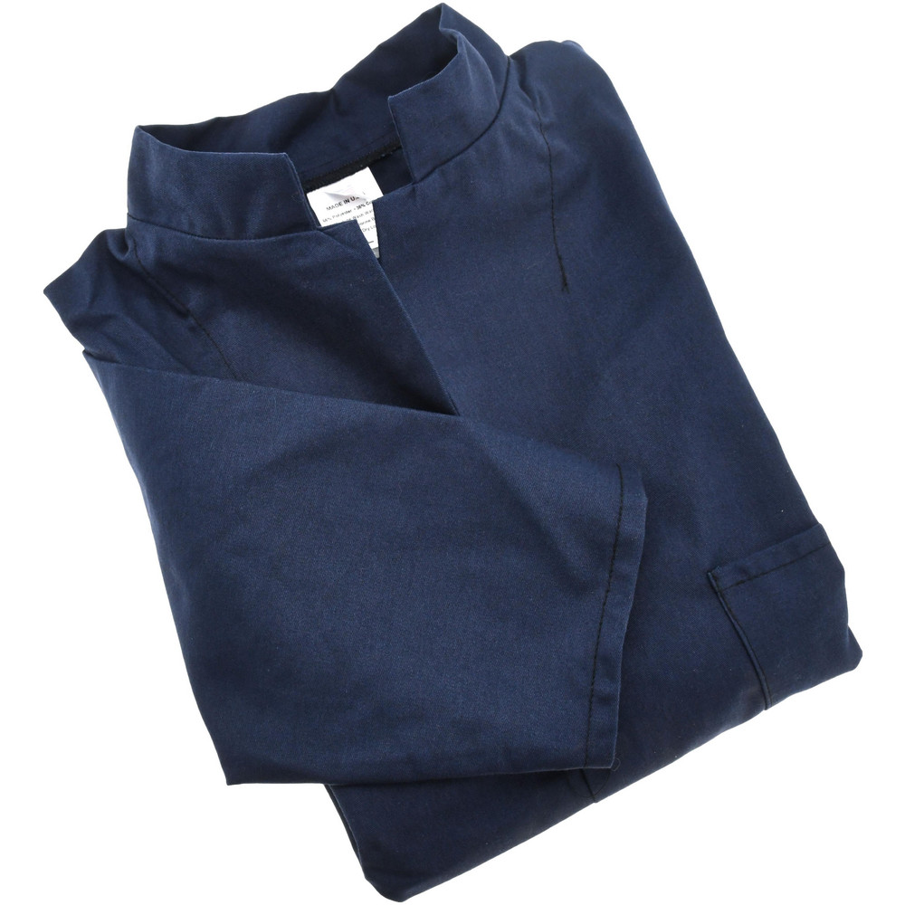 PRO-SAFE - Size M Navy Blue Lab Coat | MSC Direct