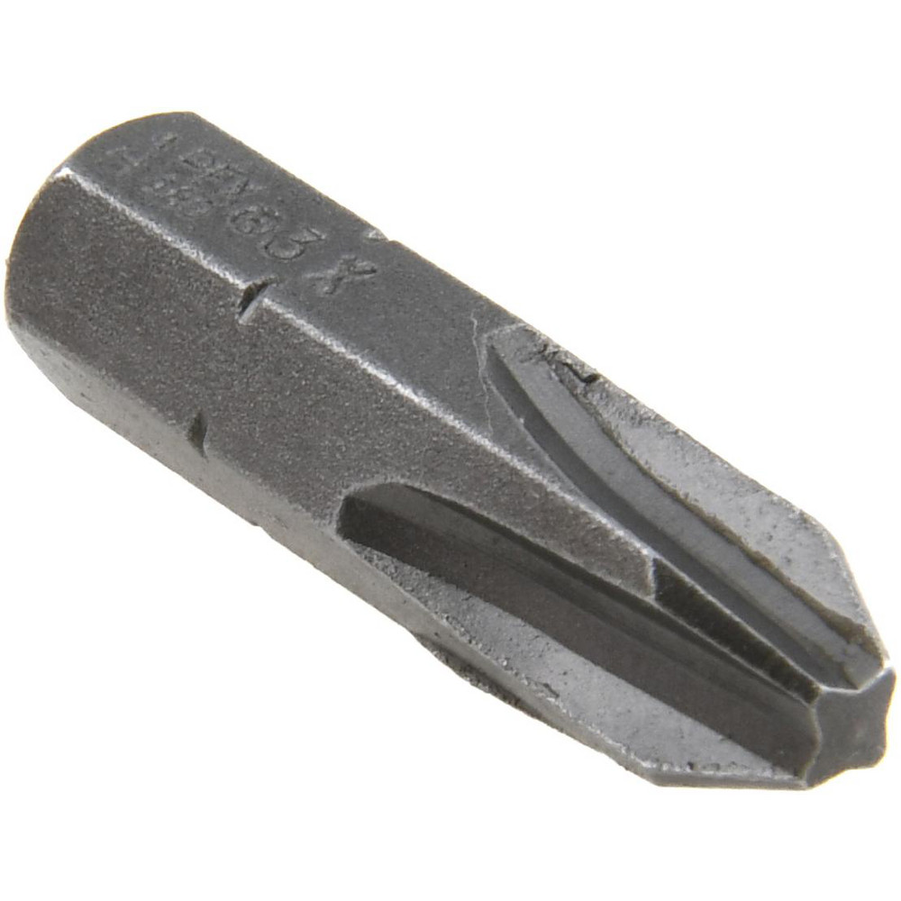 Apex - Phillips Screwdriver Insert Bit: #3 Point, 5/16" Drive, 1-1/4 ...