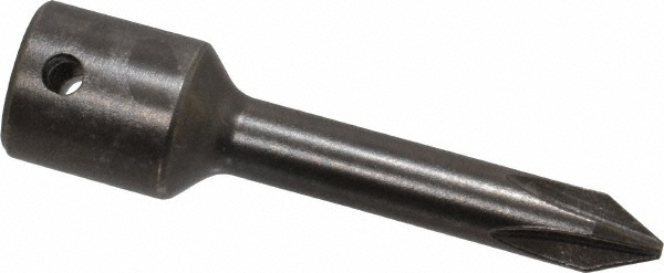 Apex - Phillips Screwdriver Insert Bit: #1 Point, 1/4" Drive, 2" OAL | MSC Direct