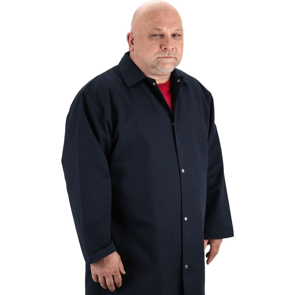 PRO-SAFE - Laydown Collar Lab Coat & Smock: Size X-Large, Polyester ...