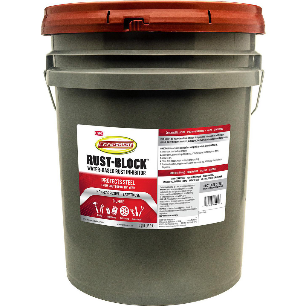 CRC - Rust/Corrosion Inhibitor: Rust-Block, 5 gal Pail | MSC Direct